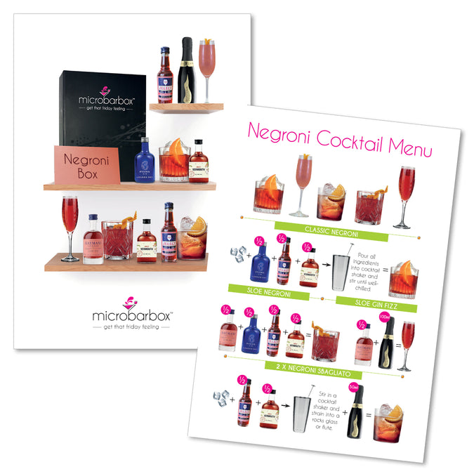 Negroni Cocktail Gift Set – MicroBarBox