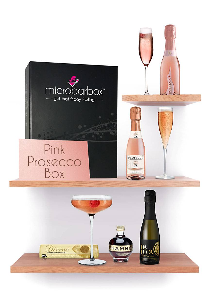 Pink Prosecco Gift Set – MicroBarBox